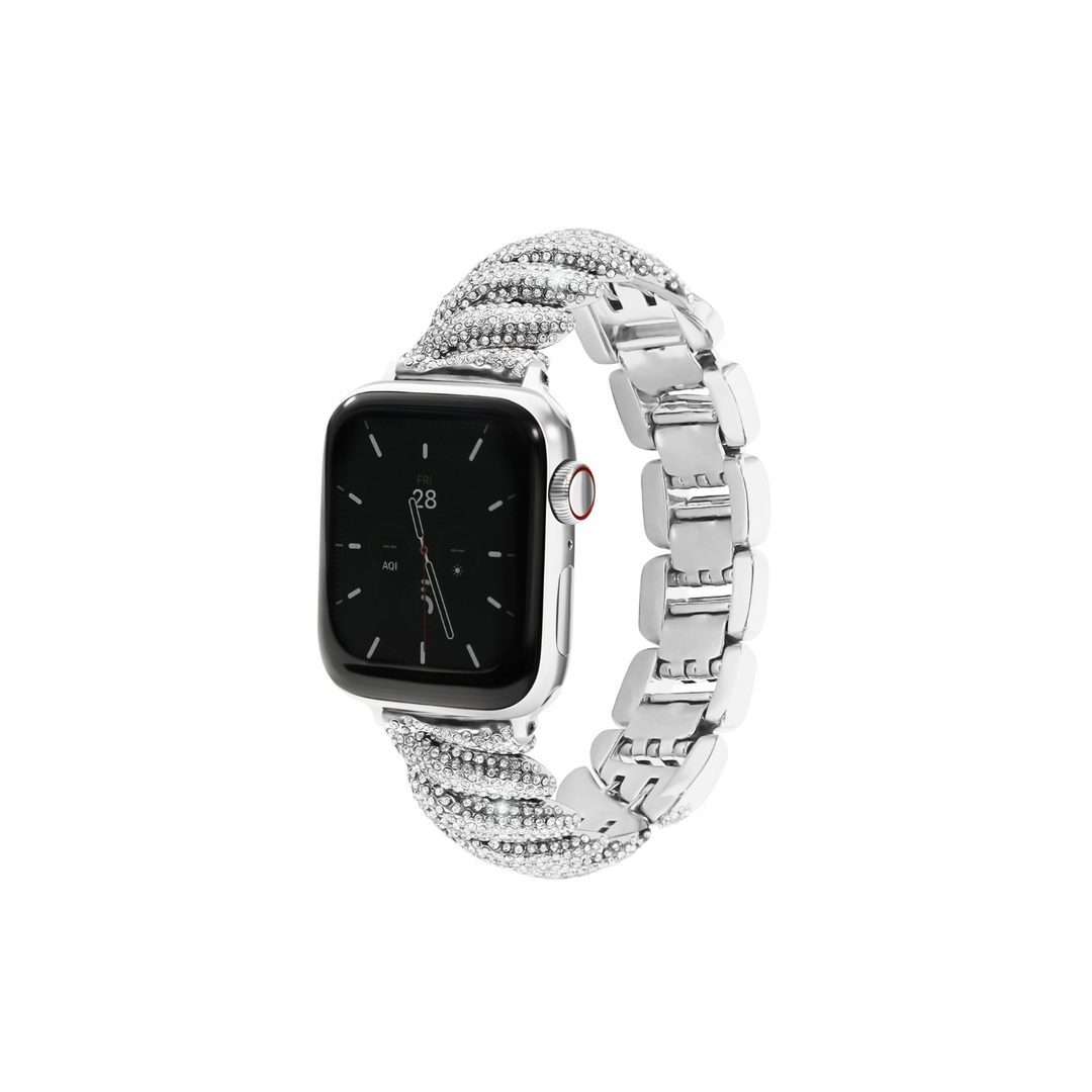 Silver Apple Watch Bands – Goldenerre